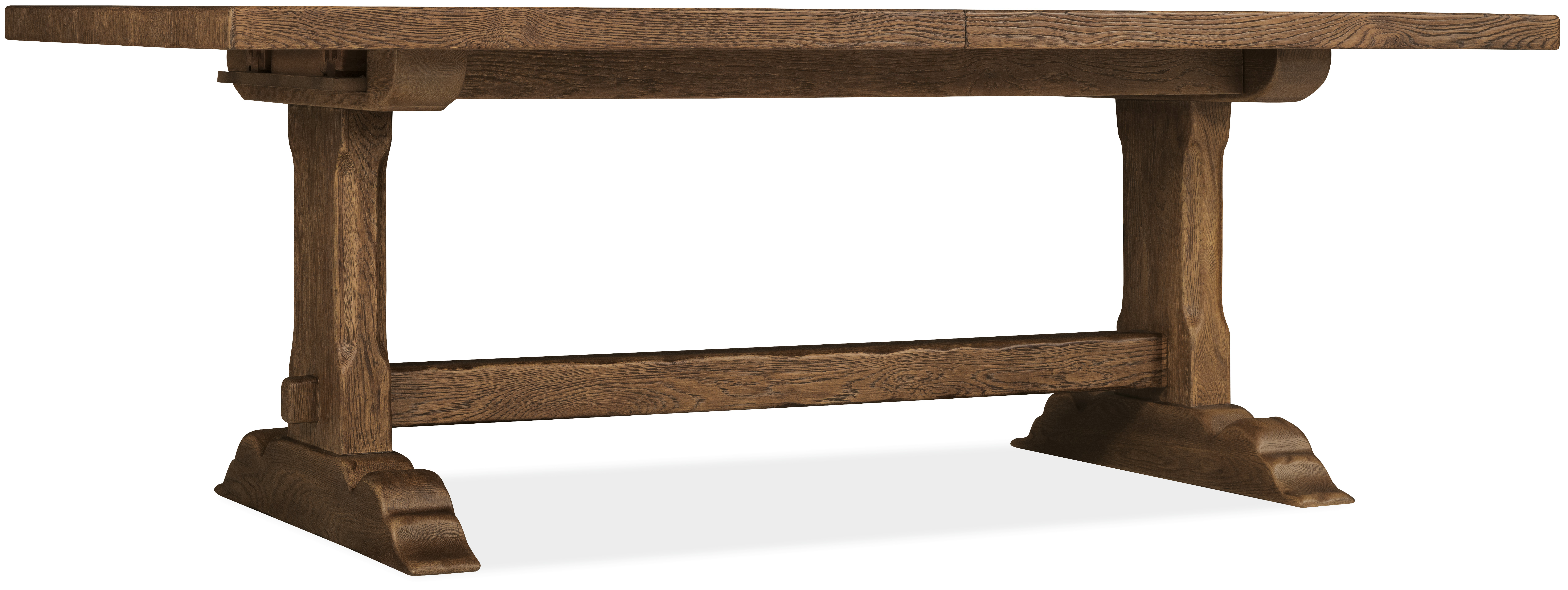 Driftwood Worn Saddle Rectangular Dining Table 6820-75200-85 by Hooker Furniture
