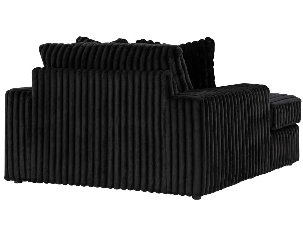 Ashley Midnight-Madness Onyx Oversized Chaise 9810315