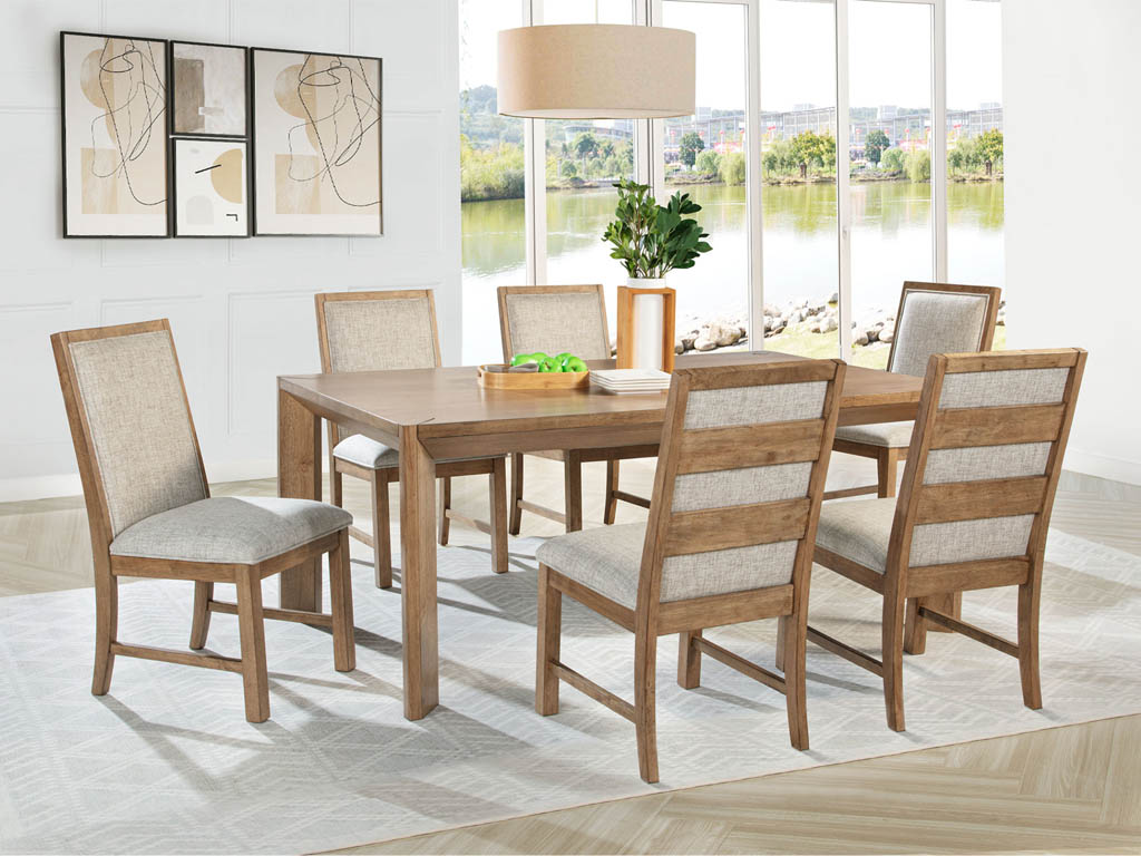 Coaster Bruner Natural Brown Dining Side Chair 109102