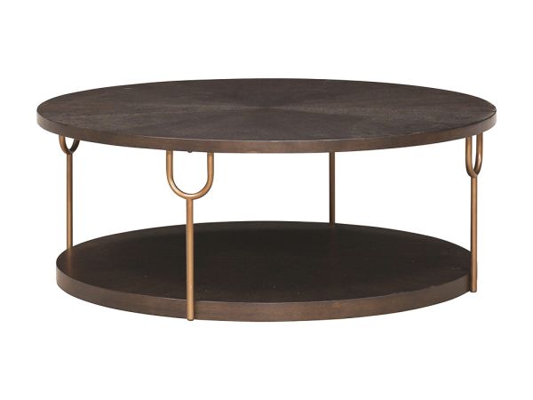 Brazburn Round Cocktail Table by Signature Design by Ashley T185-8