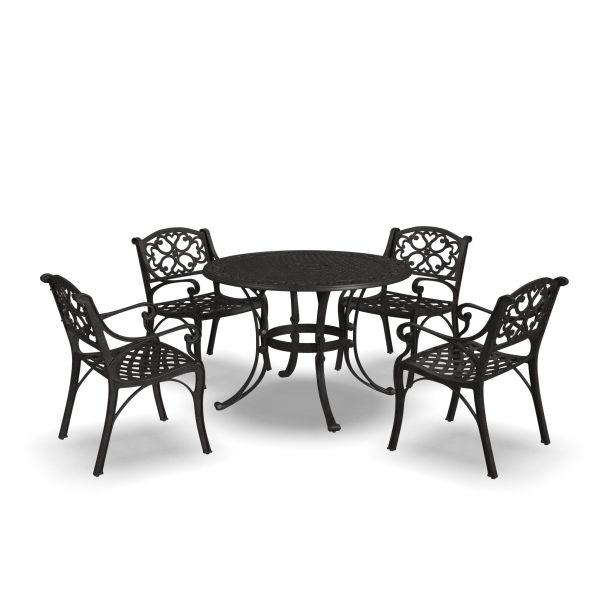 Sanibel Bronze 5 Piece 42” Outdoor Dining Set by Homestyles 6655-308
