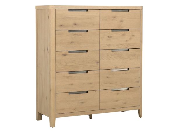 Universal Walker Natural Oak 10 Drawer Chest U352150