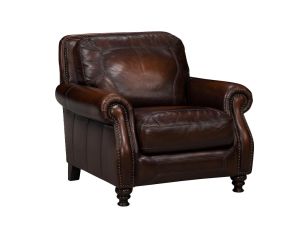 Simon Li Ashland Prairie Meadows Leather Sofa J018-30