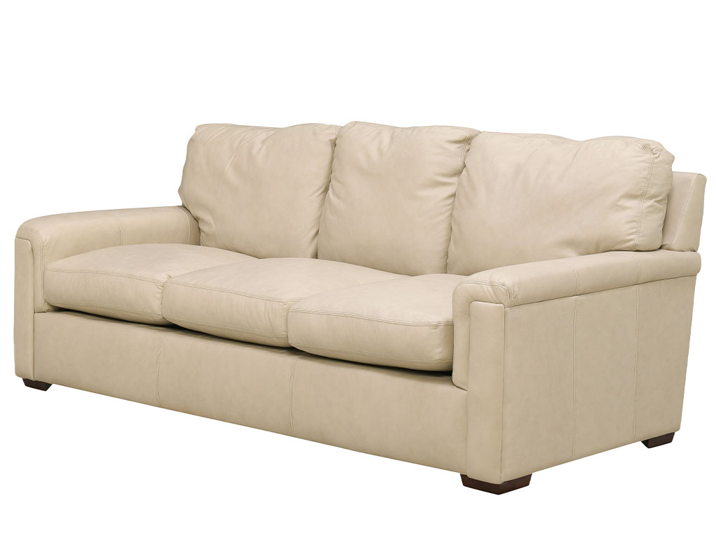 England Furniture Drew Evolution Pumice 100% Leather Sofa 6505ALFKDC