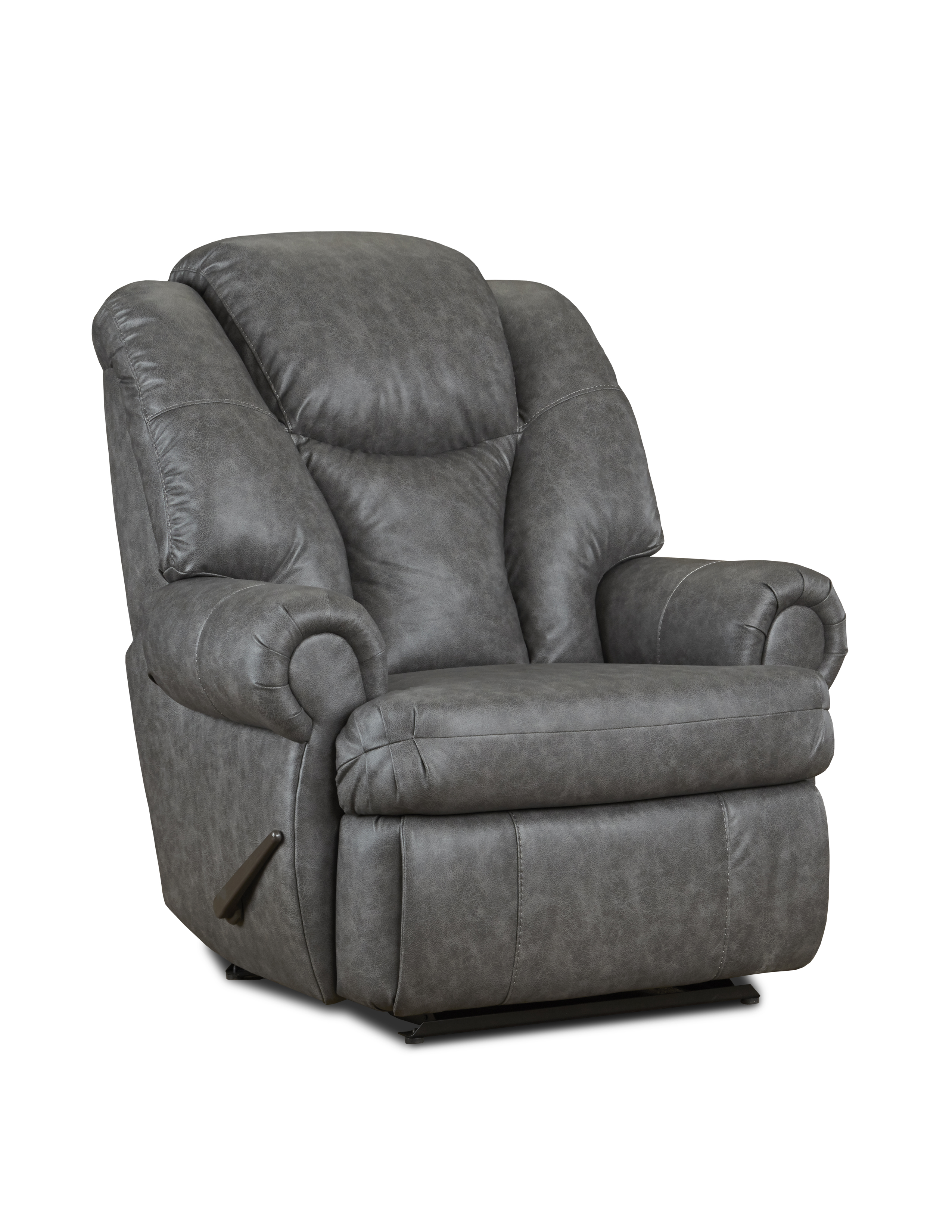 Home Stretch King Comfort Kong Charcoal Manual Recliner 227-94-14