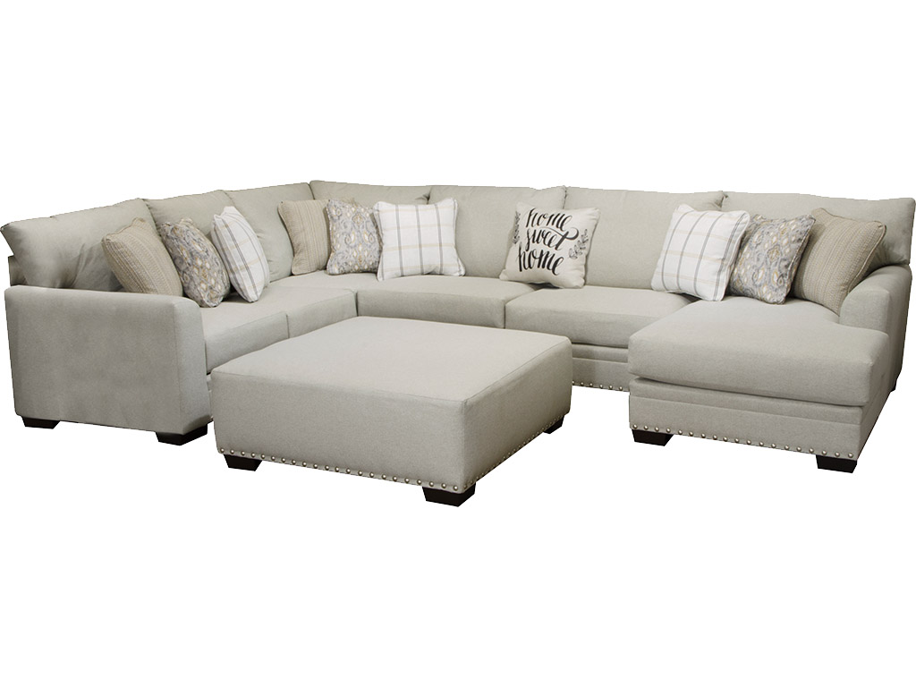 Jackson Furniture Middleton Cement Sectional 4478