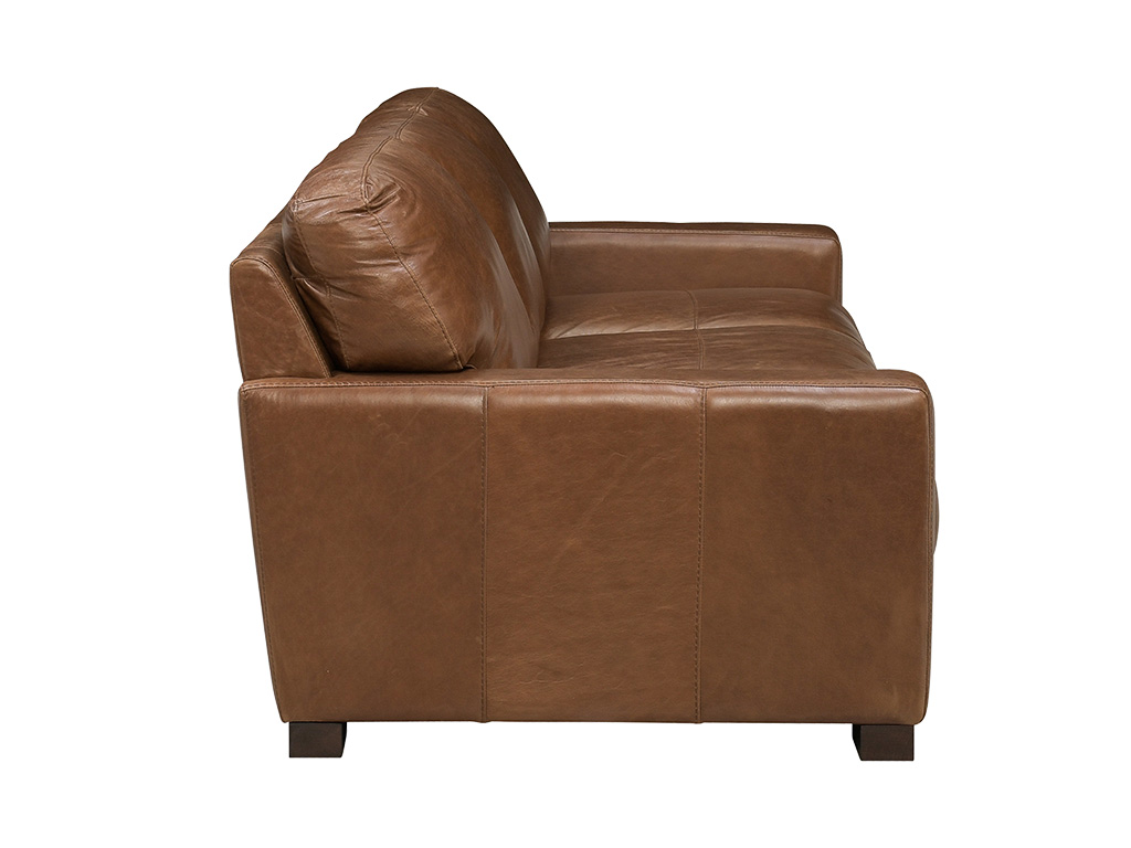 Splendor Chestnut 94" Leather Sofa by Soft Line America 7003-003 SOFA 10802