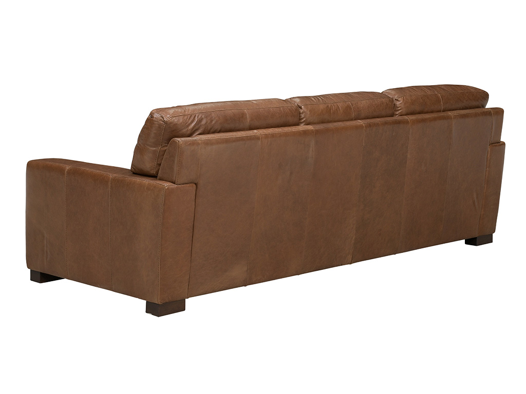 Splendor Chestnut 94" Leather Sofa by Soft Line America 7003-003 SOFA 10802