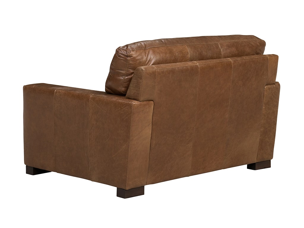 Splendor Chestnut 52" Leather Maxi Chair by Soft Line America 7003-049 ...