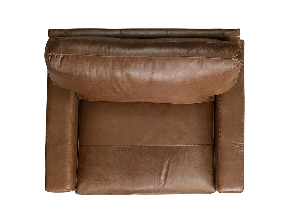 Splendor Chestnut 52" Leather Maxi Chair by Soft Line America 7003-049 ...