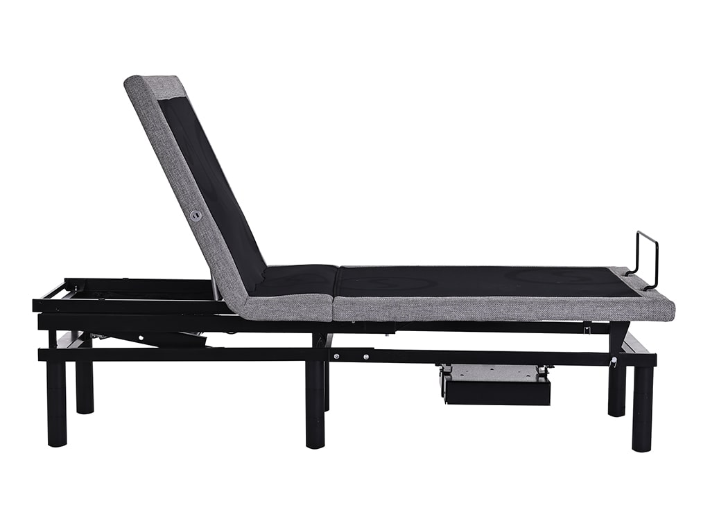 Esquire King Adjustable Base with Elevation Kit and Safe ES500-KELEVSAFE by Symphony Sleep